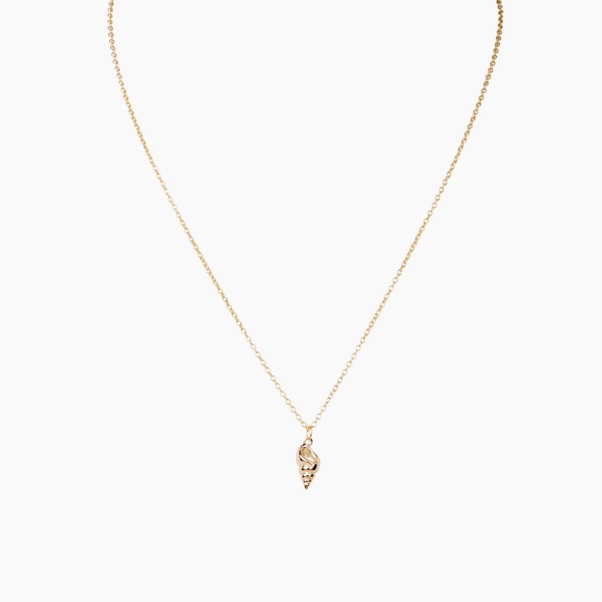 Lara Aquamarine Shell Necklace